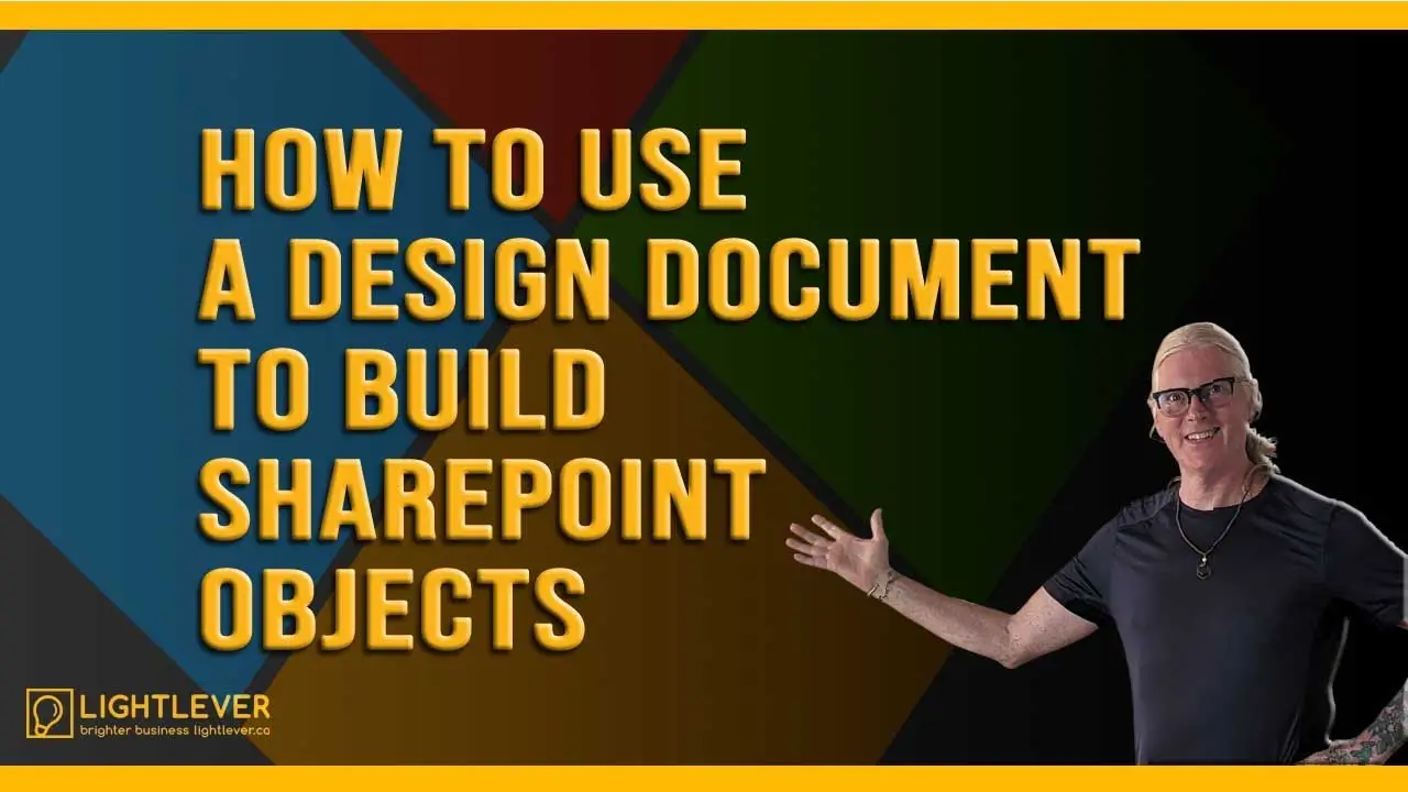 How to Use a Design Document to Build SharePoint Objects | Step-by-Step Guide - Sharepoint in ...