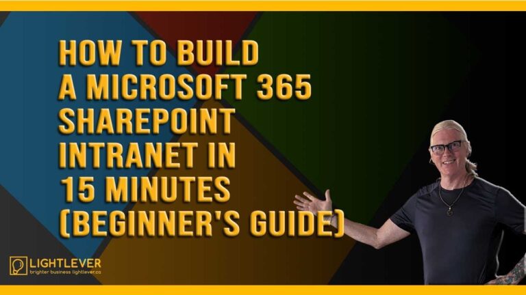 How to Build a Microsoft 365 SharePoint Intranet in 15 Minutes ...